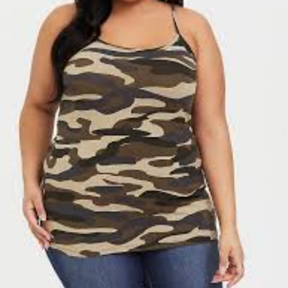 torrid | Tops | Torrid Camo Cami | Poshmark